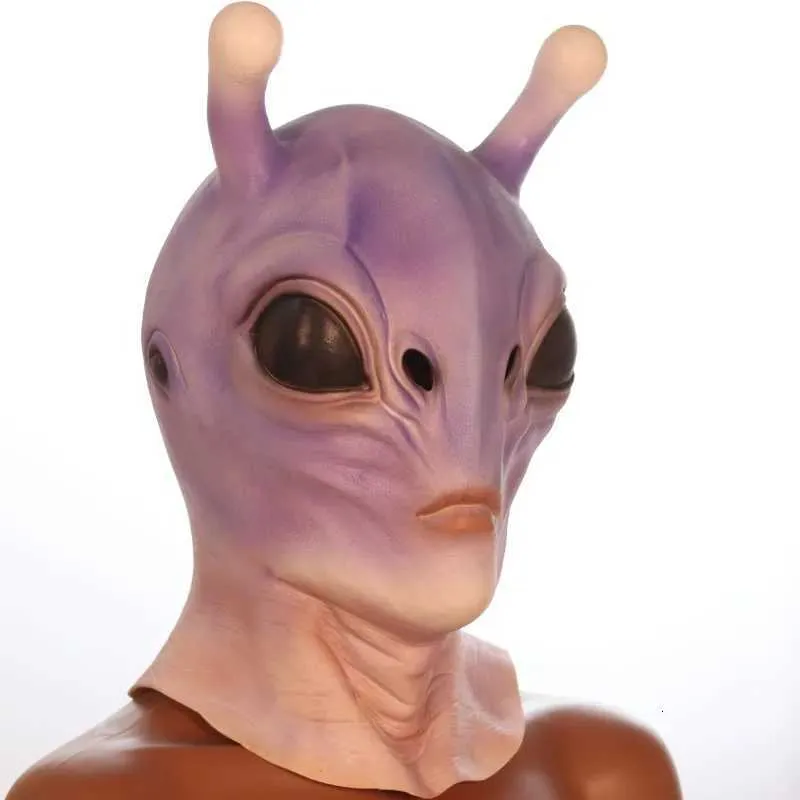 Skull Mask With Antenna Horror Big Eyes Latex... From Uk_durham, $7.02 ...