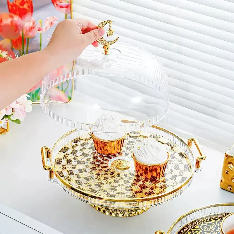 Gold Cake Plate | Decorative Fruit Decoration Plate ... From Wealdstore ...