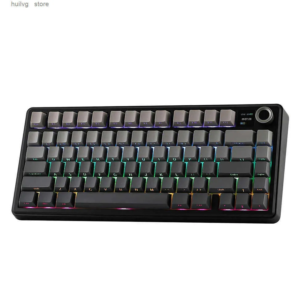 Aula F75 MAX Wireless Mechanical Keyboard 75% Layout, RGB Backlight ...