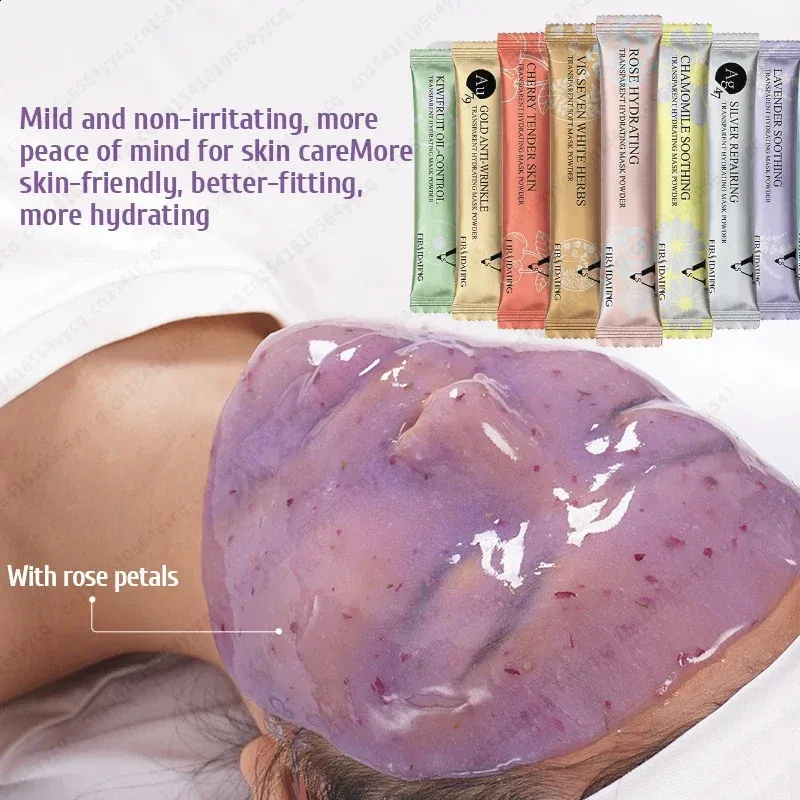 Moisturizing Salon SPA Soft Hydro Jelly Mask Powder Face Skin Care ...