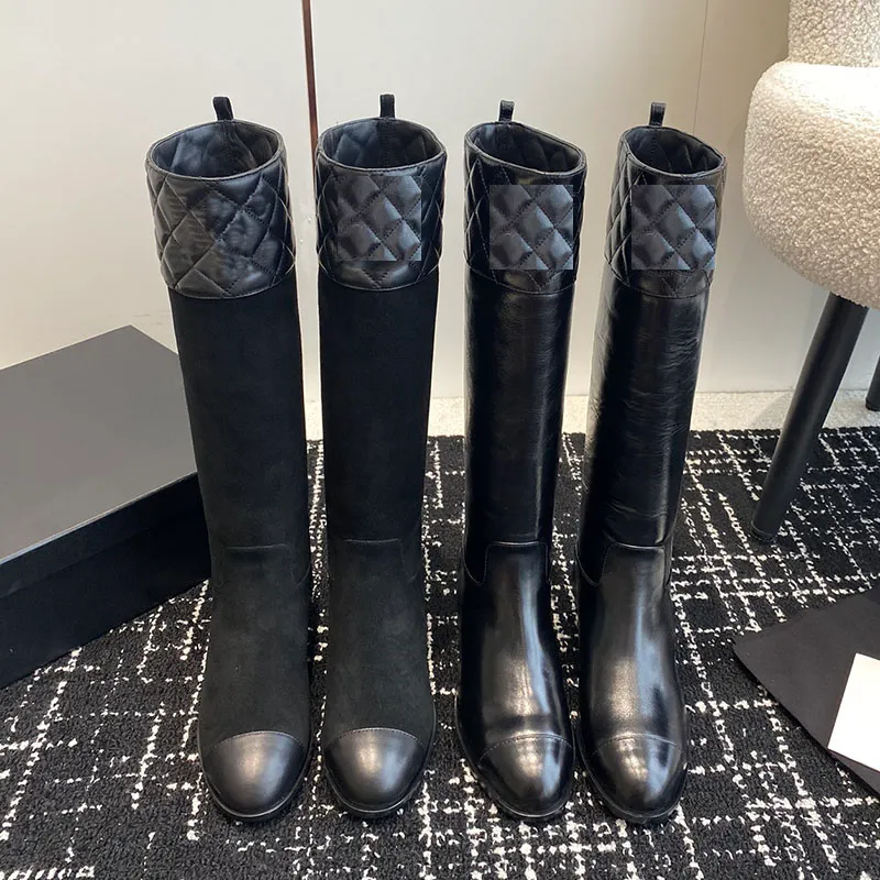 Knee High Designer Boots: Chunky Heel Platform Tall... From Factory ...