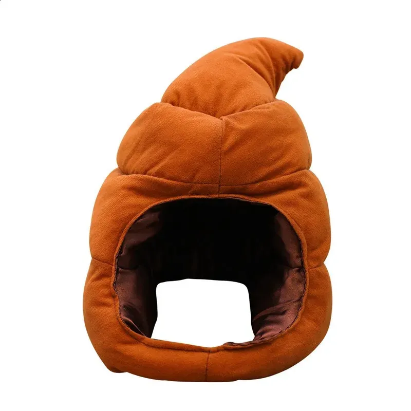 Cute Poop Head Plush Hat Funny Cosplay Headgear For Parties & Festivals ...