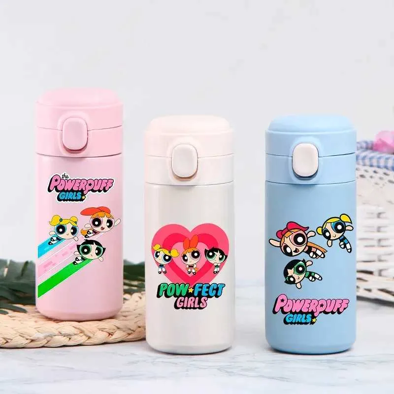 Powerpuff Girls Water Bottle: 320ml/11oz Or 420ml/14oz Stainless Steel ...