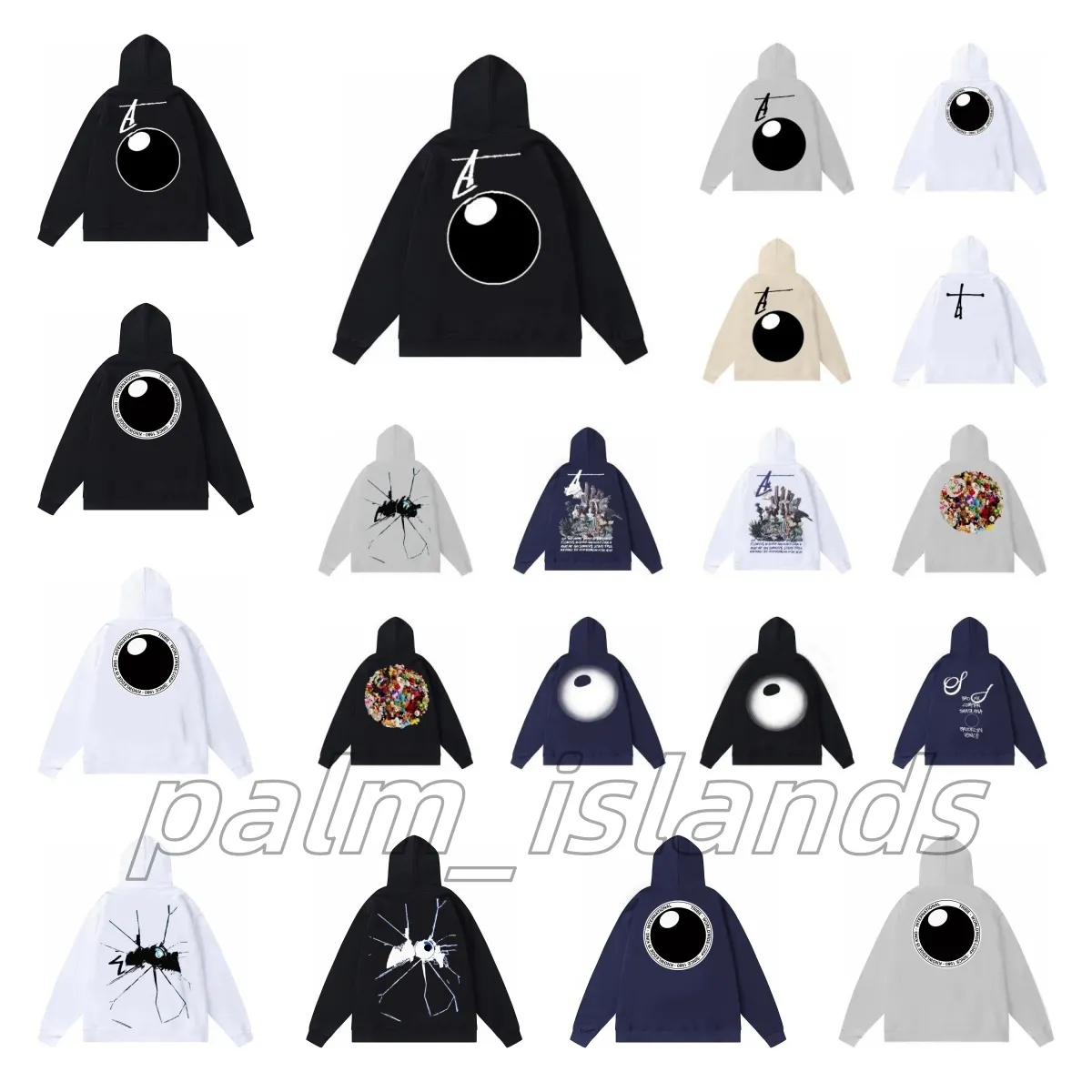 Designer Hoodies Graphic Tee Sweatshirts Mens Round Neck 2025 Fashion ...