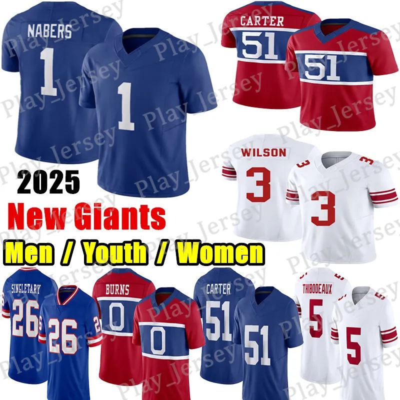 Malik Naber Football Jersey #51 Abdul Carter, Ruell Wilon, Kayvon ...