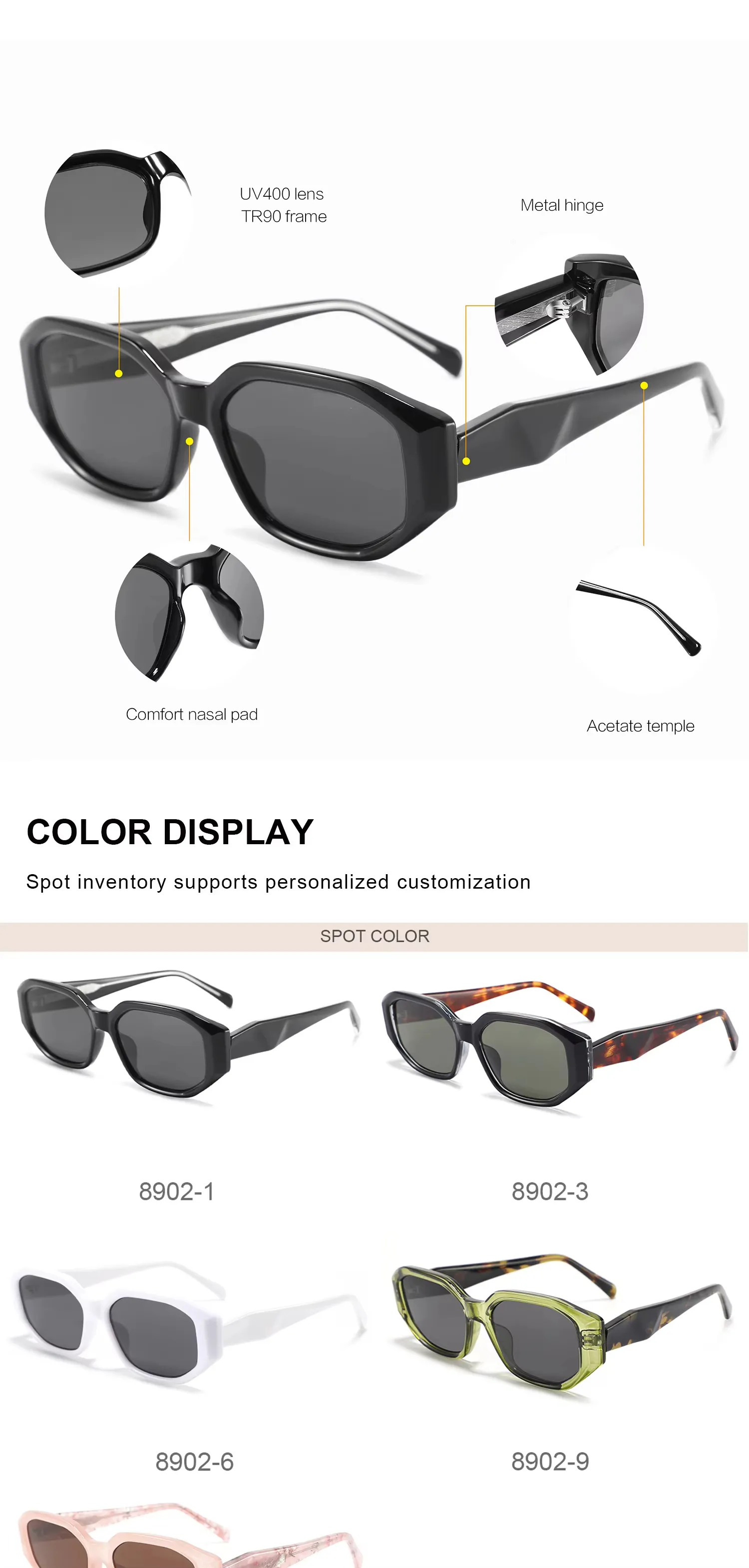 2025 Luxury Sunglasses: Metal Frame, Polarized Lenses, Custom Logo ...