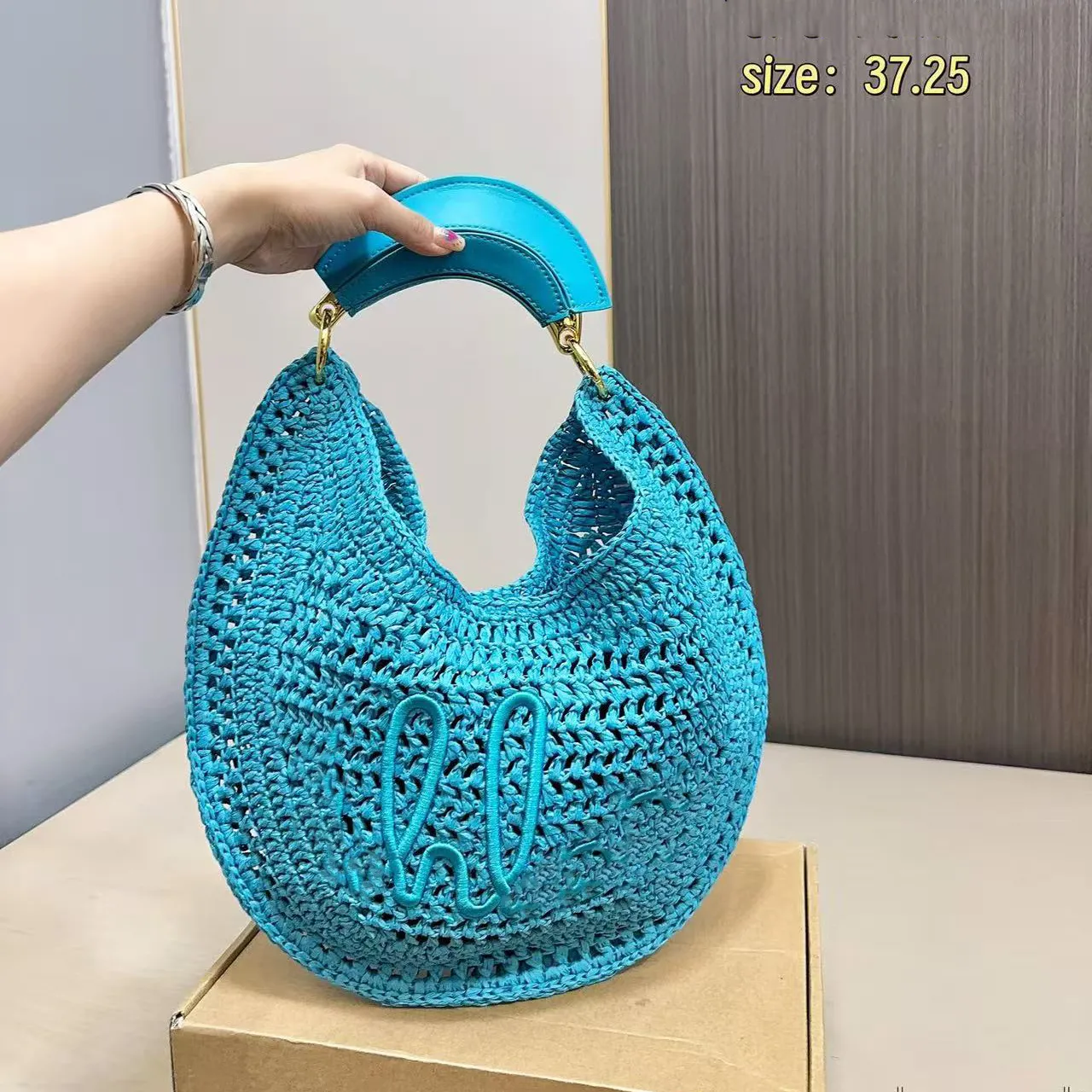 Straw Summer Handbags Hobo Beach Bag Large Capacity Woven Bag For Women ...