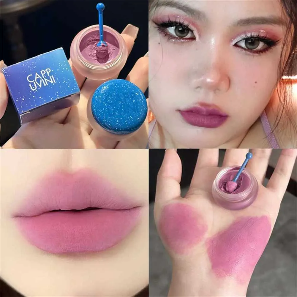 Slightly Drunk Rose Lip Mud Matte Lipstick Moisturizing Velvet Mousse ...