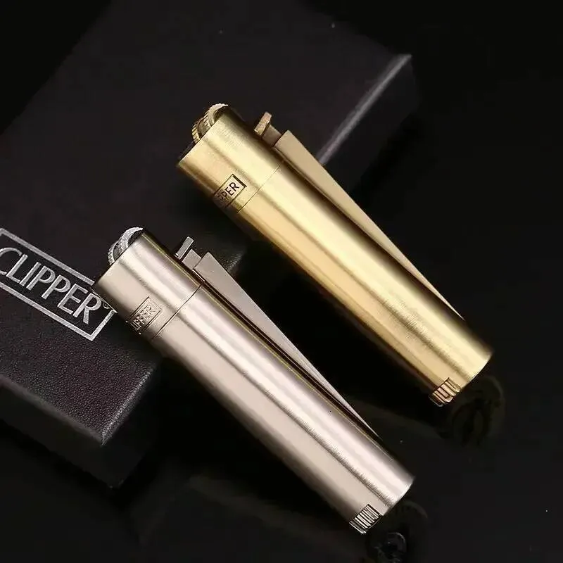 Clipper Retro Vintage Metal Flint Lighter With Gear... From Wubei166 ...