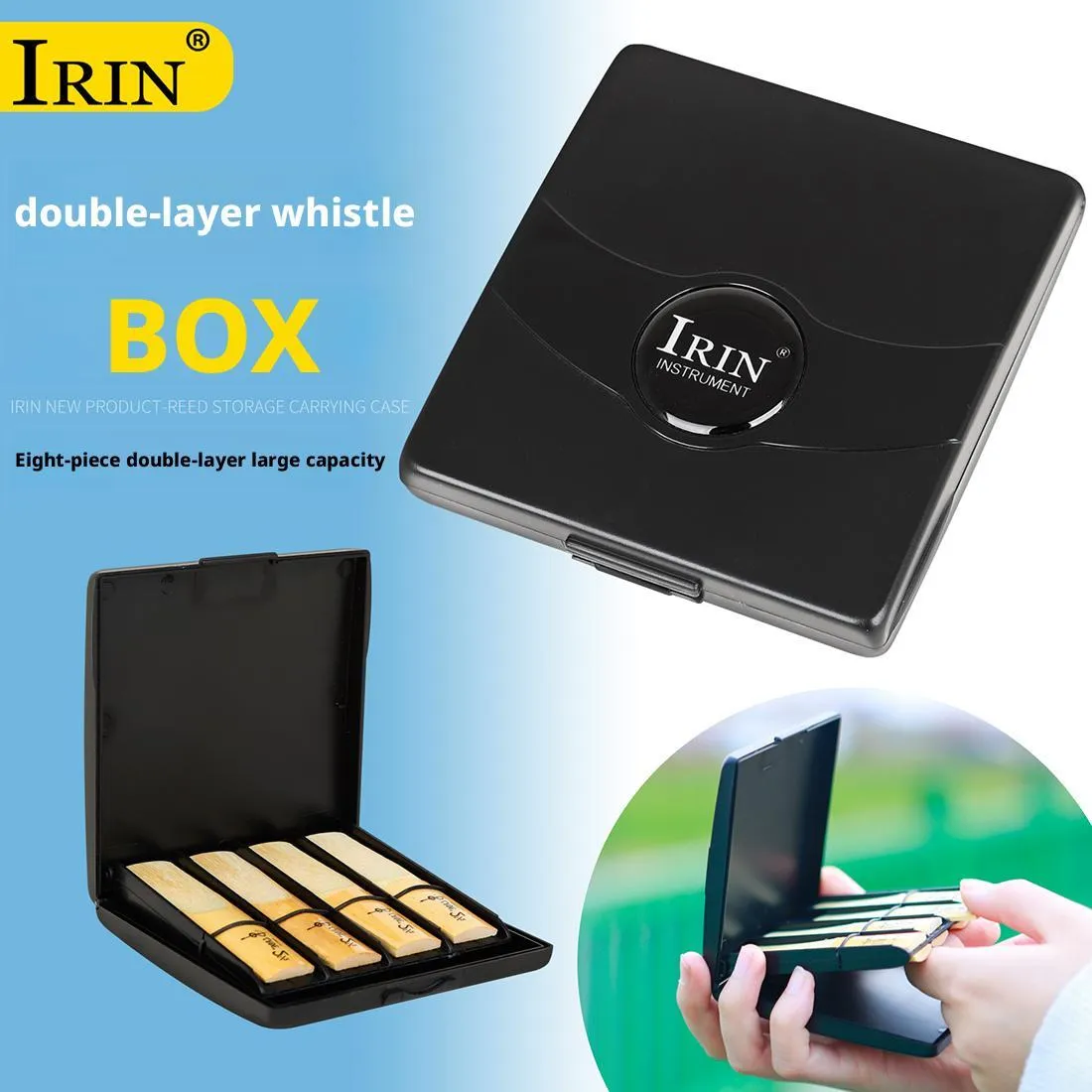 IRIN SR 85 Sachs ABS Snap Whistle Set 8 Pack Reed Whistles For Sports ...