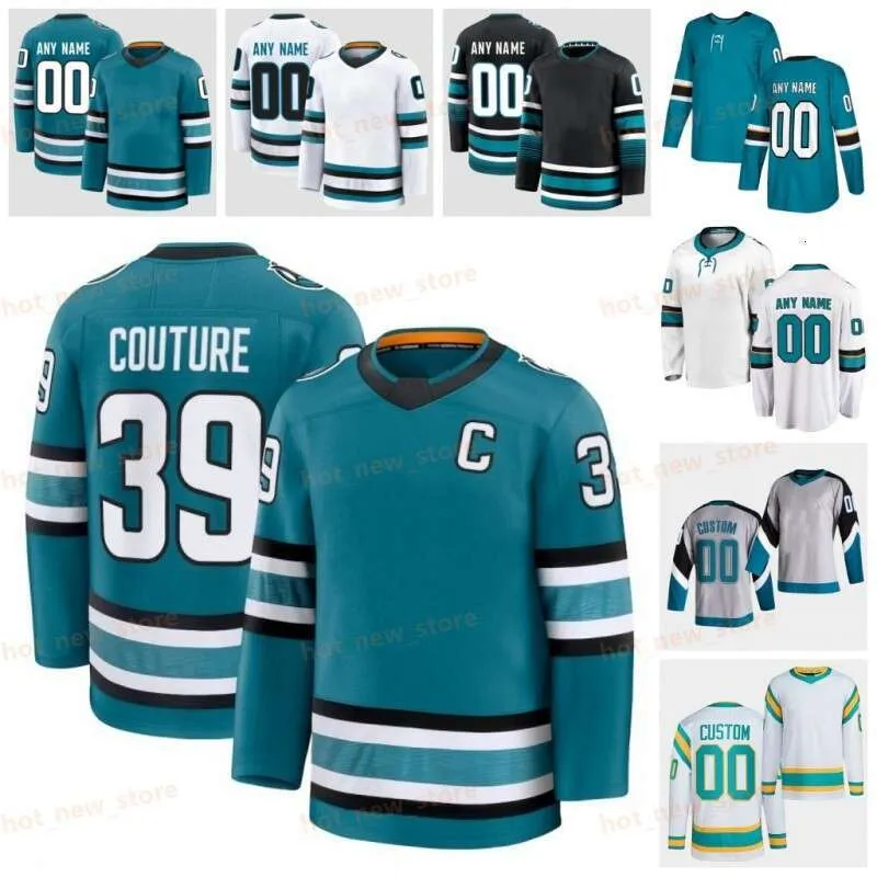 Macklin Celebrini Hockey Jerseys #39 Logan Couture,... From Hot_new ...