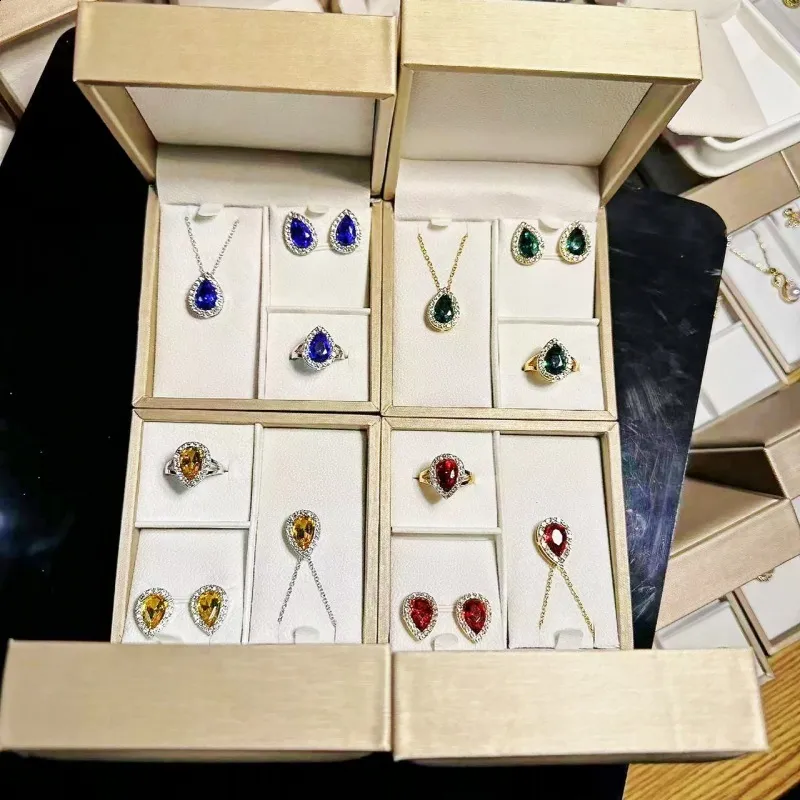 FFGems Zultanite Jewelry Set: 925 Sterling Silver Diaspore Stone Color ...