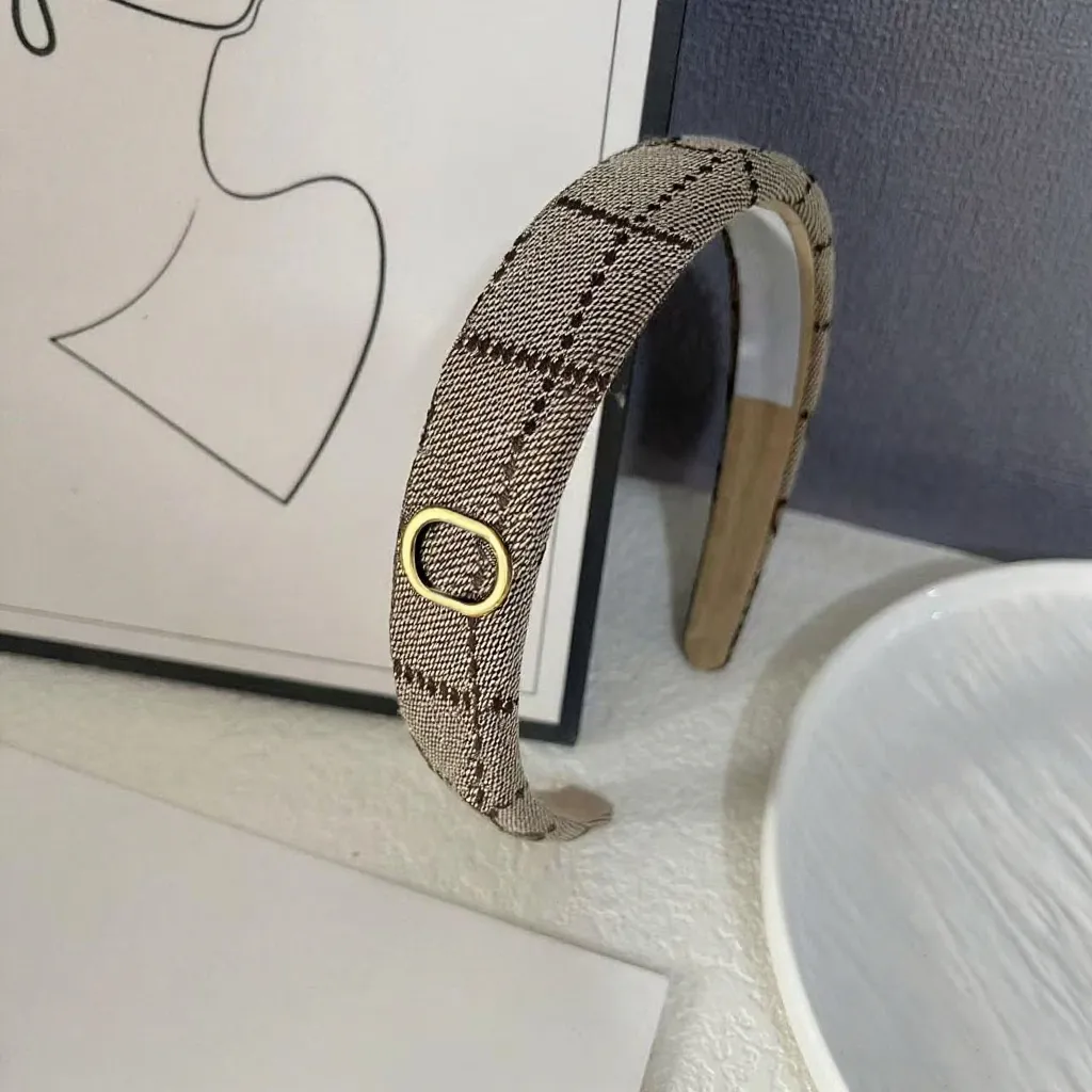 Classic Brand Wide Brown Leather Headbands For Women... From Popular ...