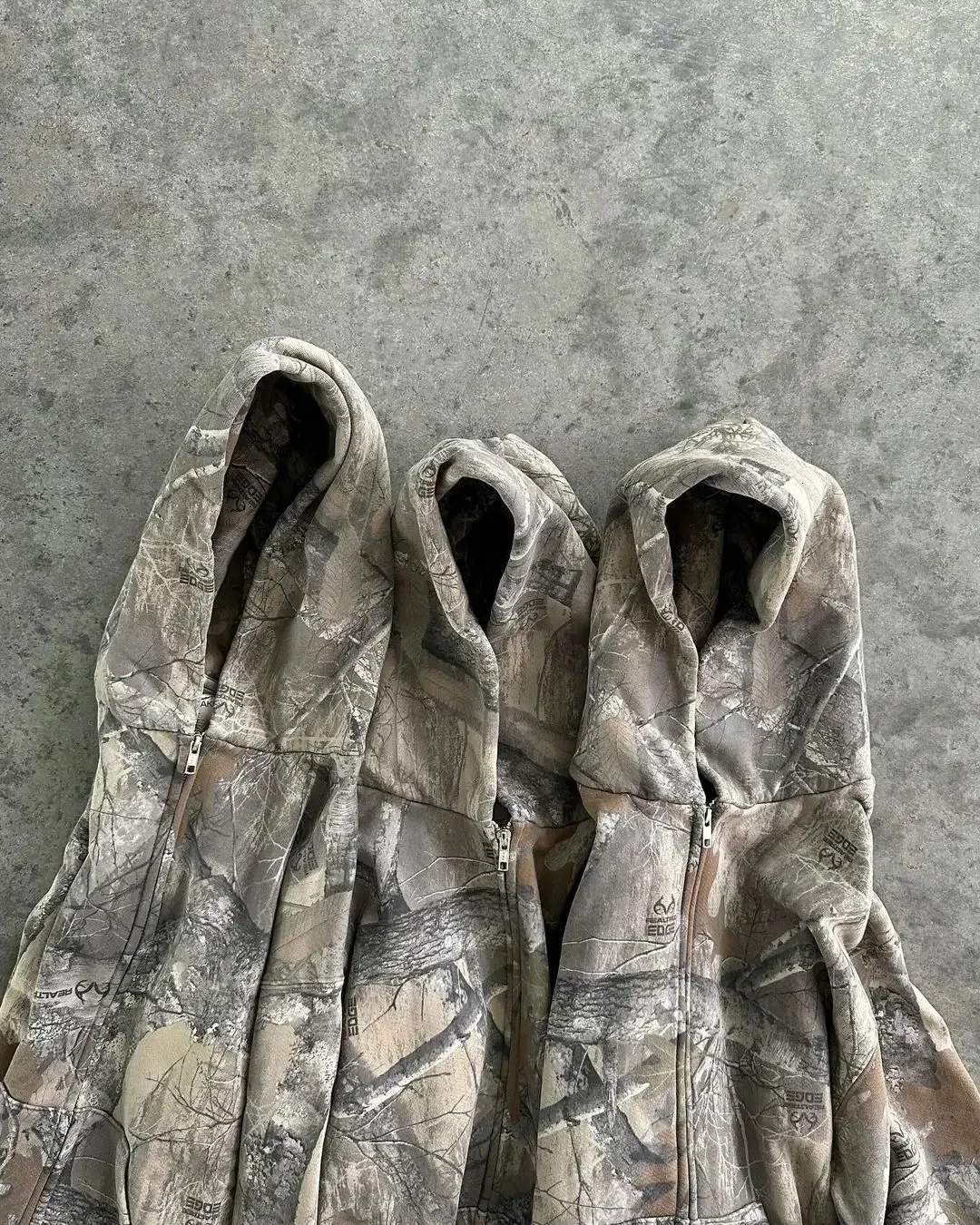 Y2K Camouflage Pattern Pullover Hoodie Unisex Loose Fit Outdoor ...