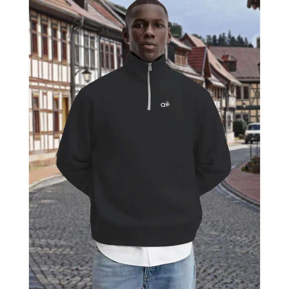 Mens Womens Alo Yoga Pullover Long Sleeve Silk Hoodie Loose Fit Sports ...