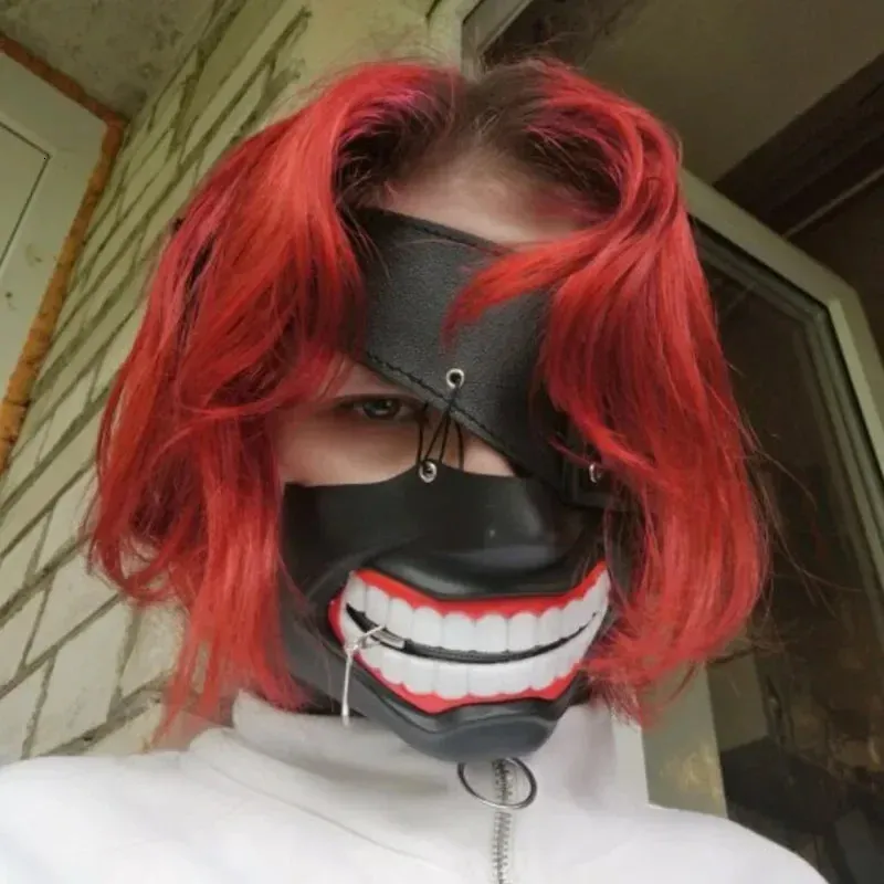 Tokyo Ghoul Kaneki Ken Cosplay Costume Mask Anime Halloween Party Masks ...