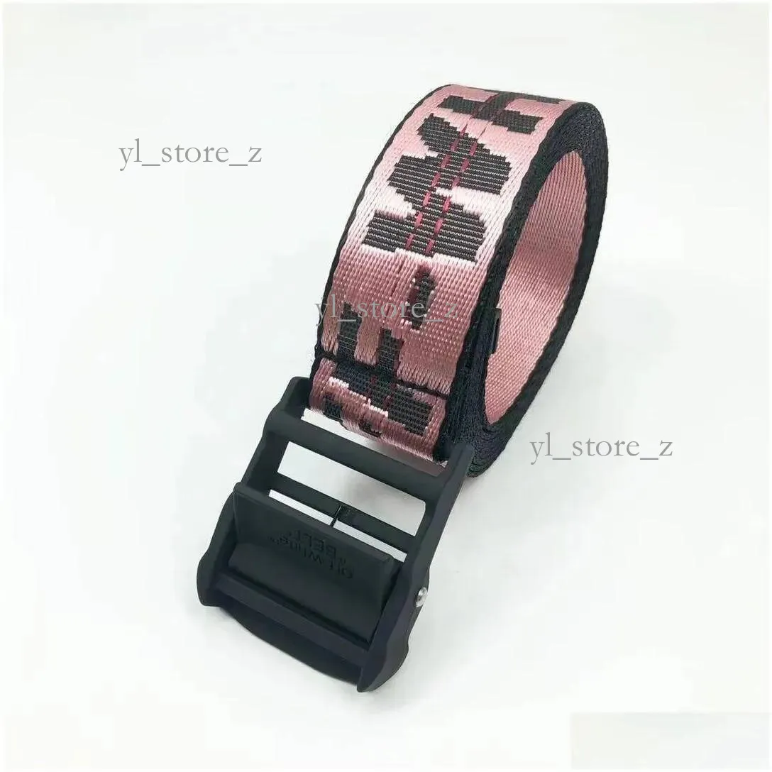 Luxury Off Whitebelt For Men And Women Designer Yellow Nylon Canvas Hat ...