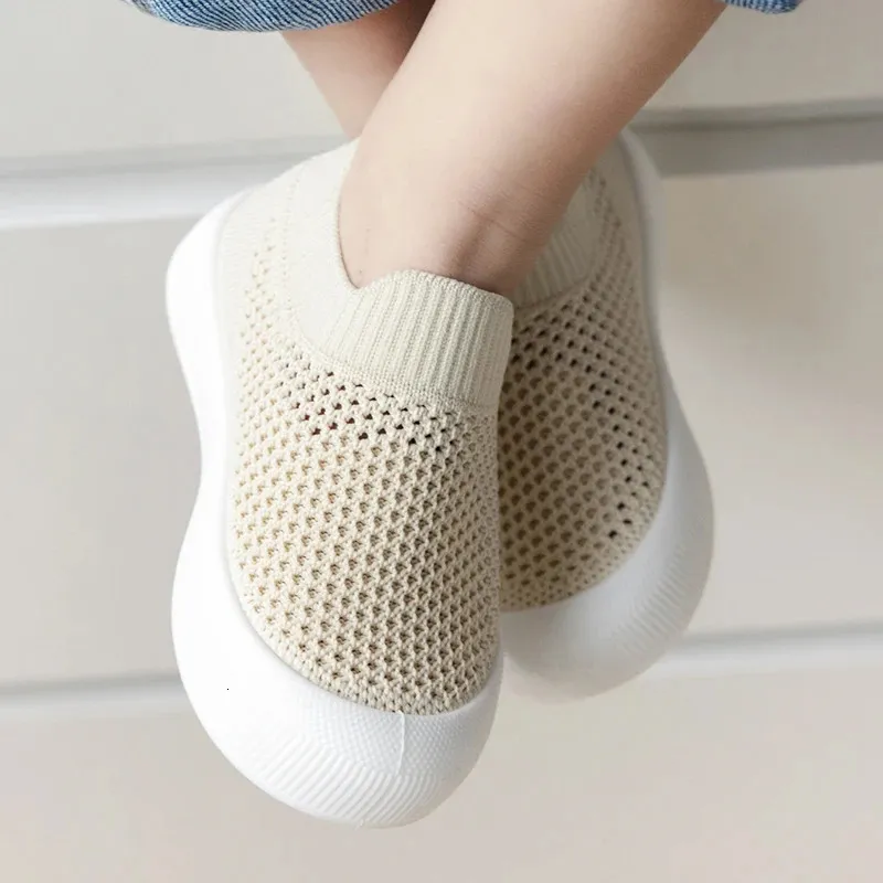 Spring/Summer Mesh Breathable Non-Slip Shoes for First Walkers, Casual ...