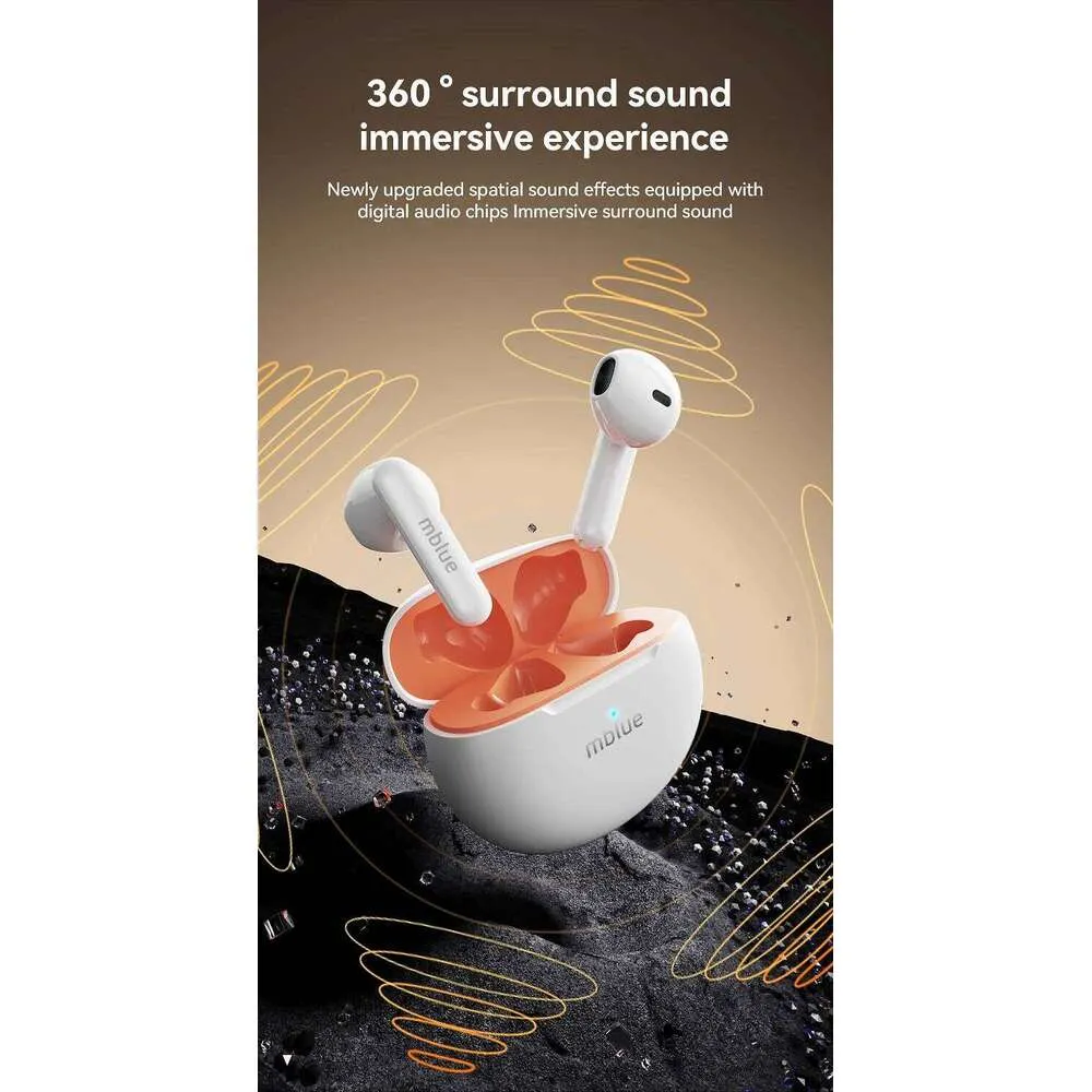 Ar10 TWS Wireless Earphone Bluetooth 5.3 In-Ear Earbuds with 6 Mic AI ...