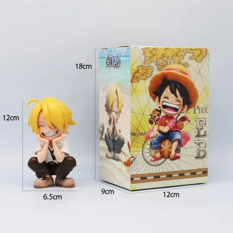 Pirate Kinged Q Version Sitting and Laughing Straw Hat Pirates Anime ...