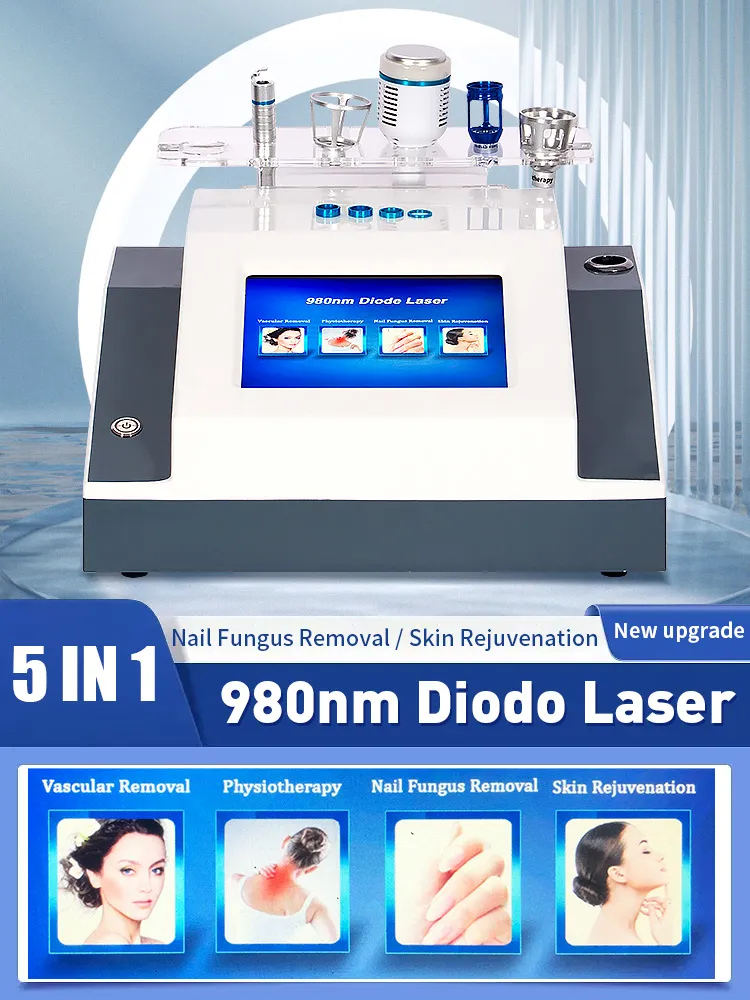 980NM Diode Laser Machine 60W Spider Veins, Nail Fungus & Vascular ...
