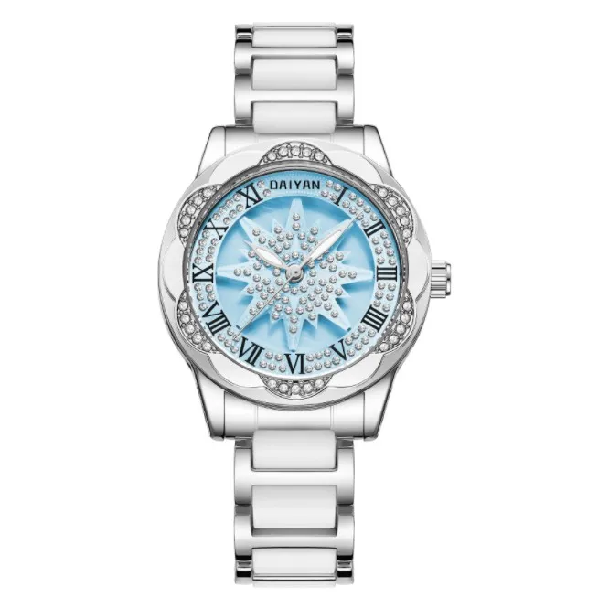 Dai Yan Women's Starry Sky Quartz Watch - Hollow Pentagram Design ...