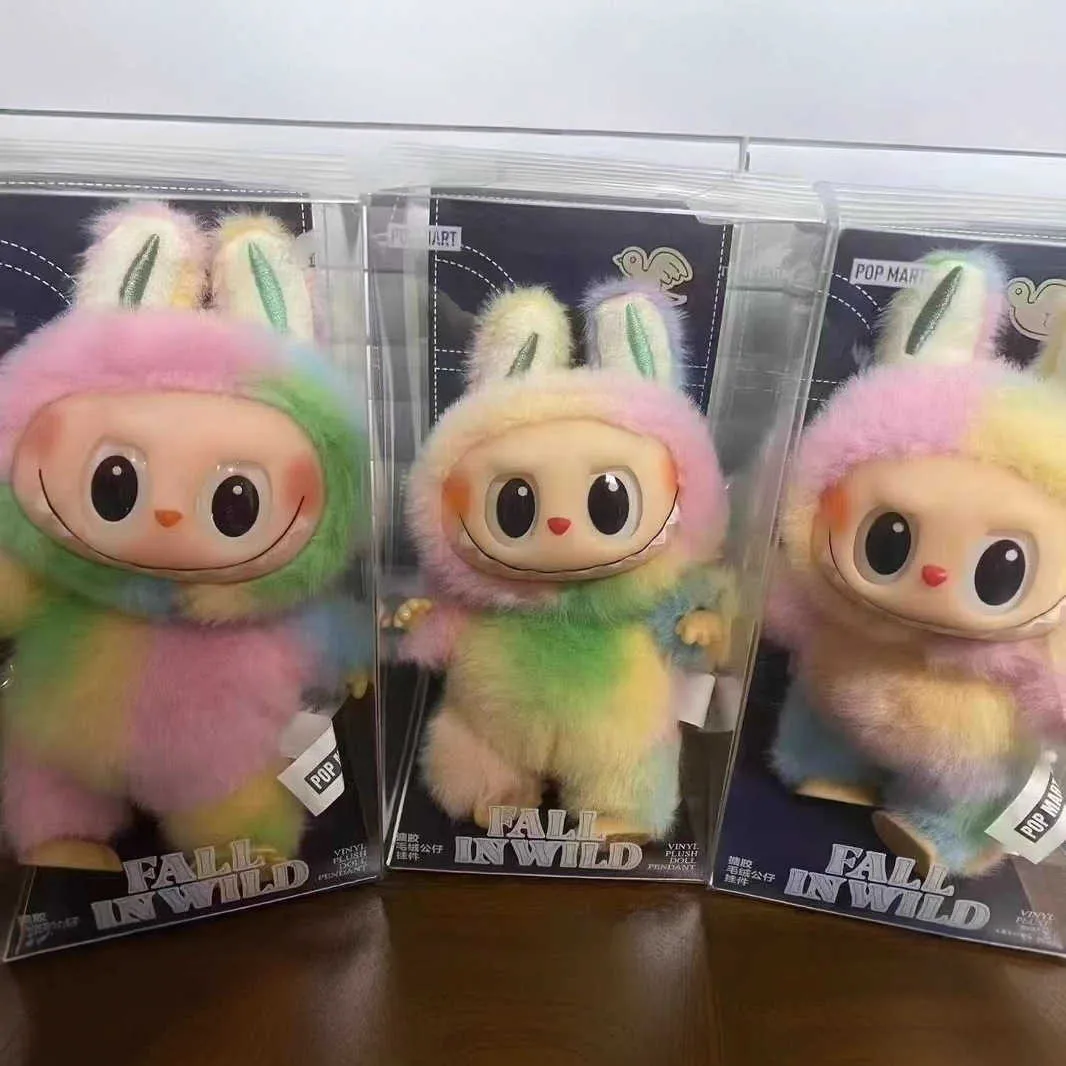 Labubu Vinyl Miniature Ranni Plush Keychain Pendant Blind Box Figurine ...