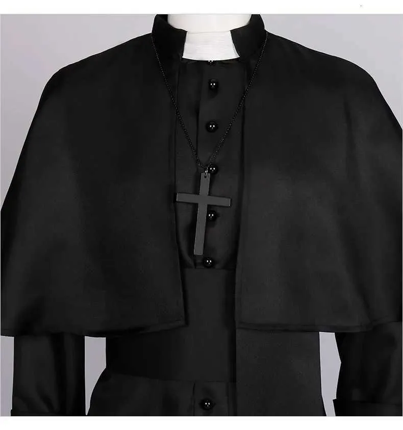 Medieval Priest Robe Catholic Cassock Clergy Soutane Roman Pastor ...
