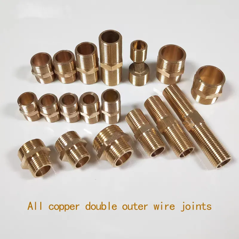 Solid Brass Threaded Couplings Extended Male... From Yhvalves, $0.89 ...