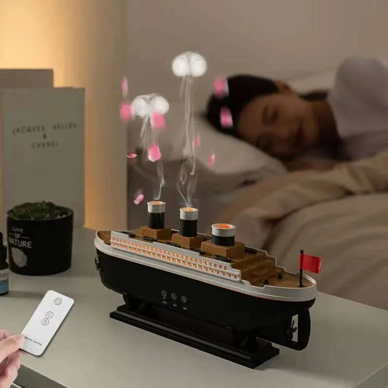 Titanic Ship Model 250ml Oil Diffuser With Remote With Essential Oil ...