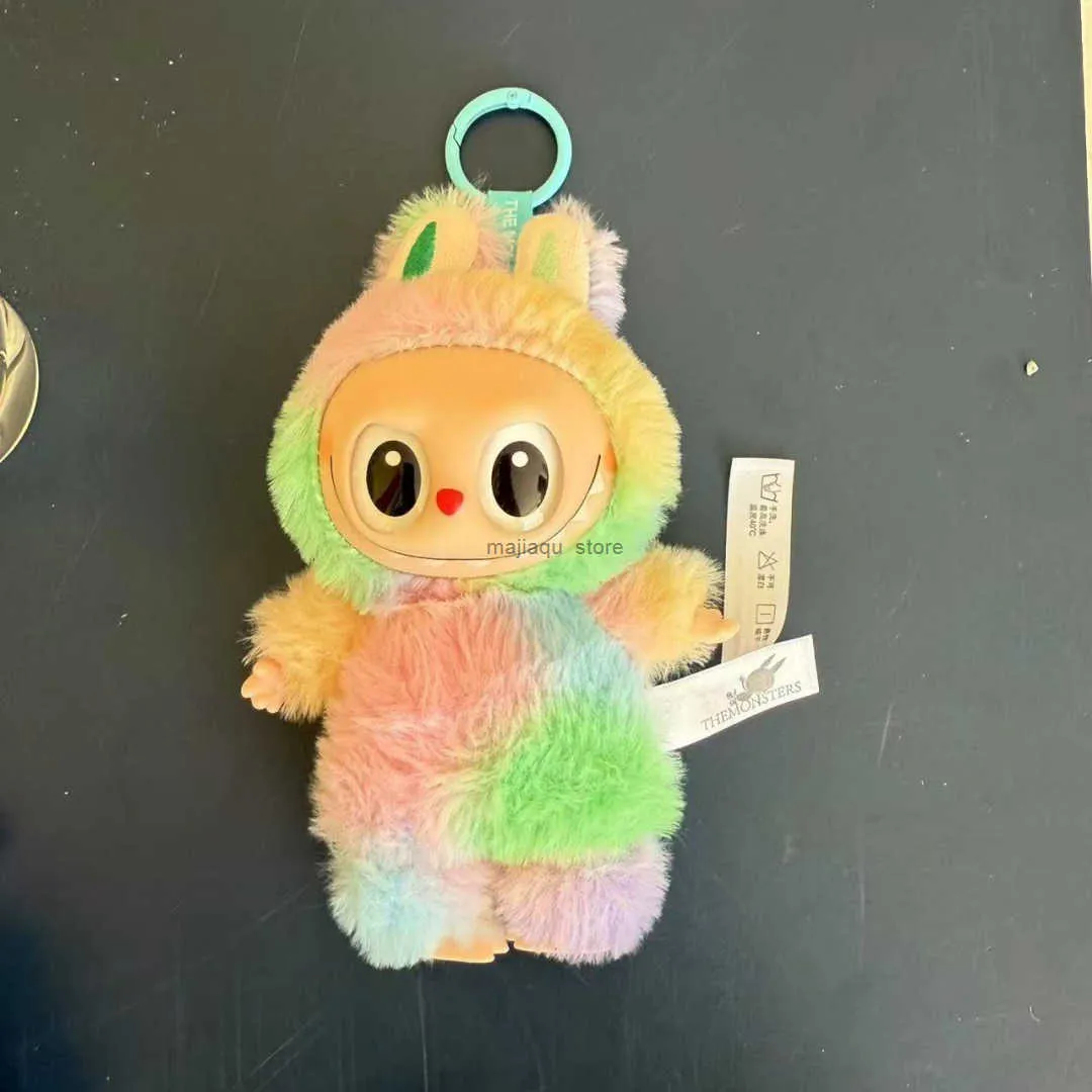 Labubu Plush Doll Keychain Pendant Fourth Generation Cola Vinyl Blind ...