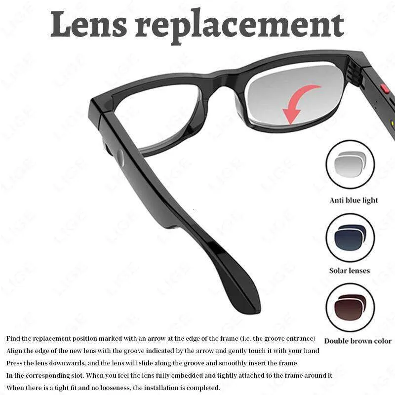 Meta AI Smart Glasses with 500W Camera, Bluetooth Call, Voice Assistant ...