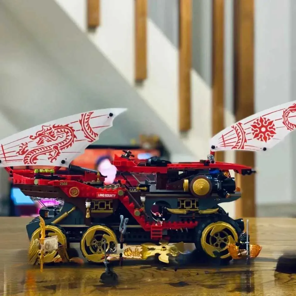 Ninja Movie Series Land Bounty Car Building Blocks Bricks Model ...