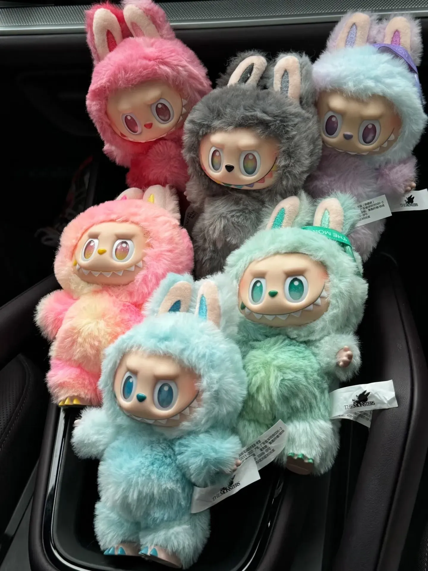 Coke Labubu 3.0 Id The Monsters Heartbeat Macaron Enamel Face Blind Box ...