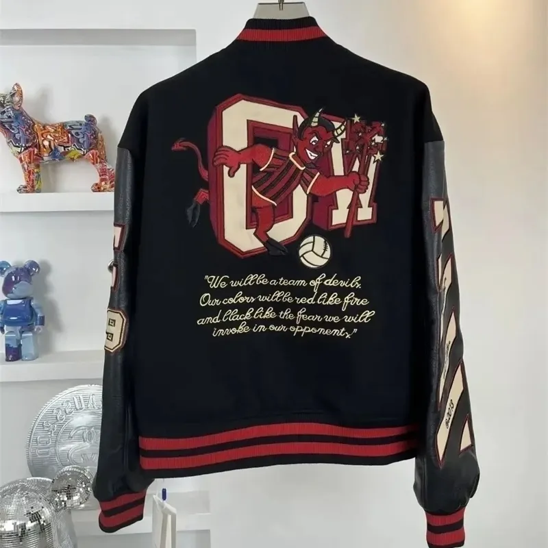 American Style Letter Jacket: Y2K Hip Hop Baseball... From Tonglian01 ...
