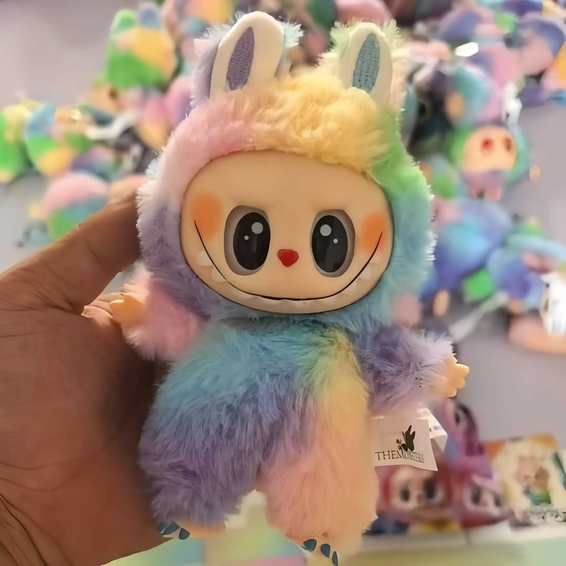 Labubu Macaron Vinyl Face Changing Plush High Quality Fourth Generation ...