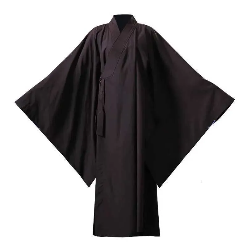 Buddhist Monk Robes Linen Meditation Robes Unisex Traditional Chinese ...