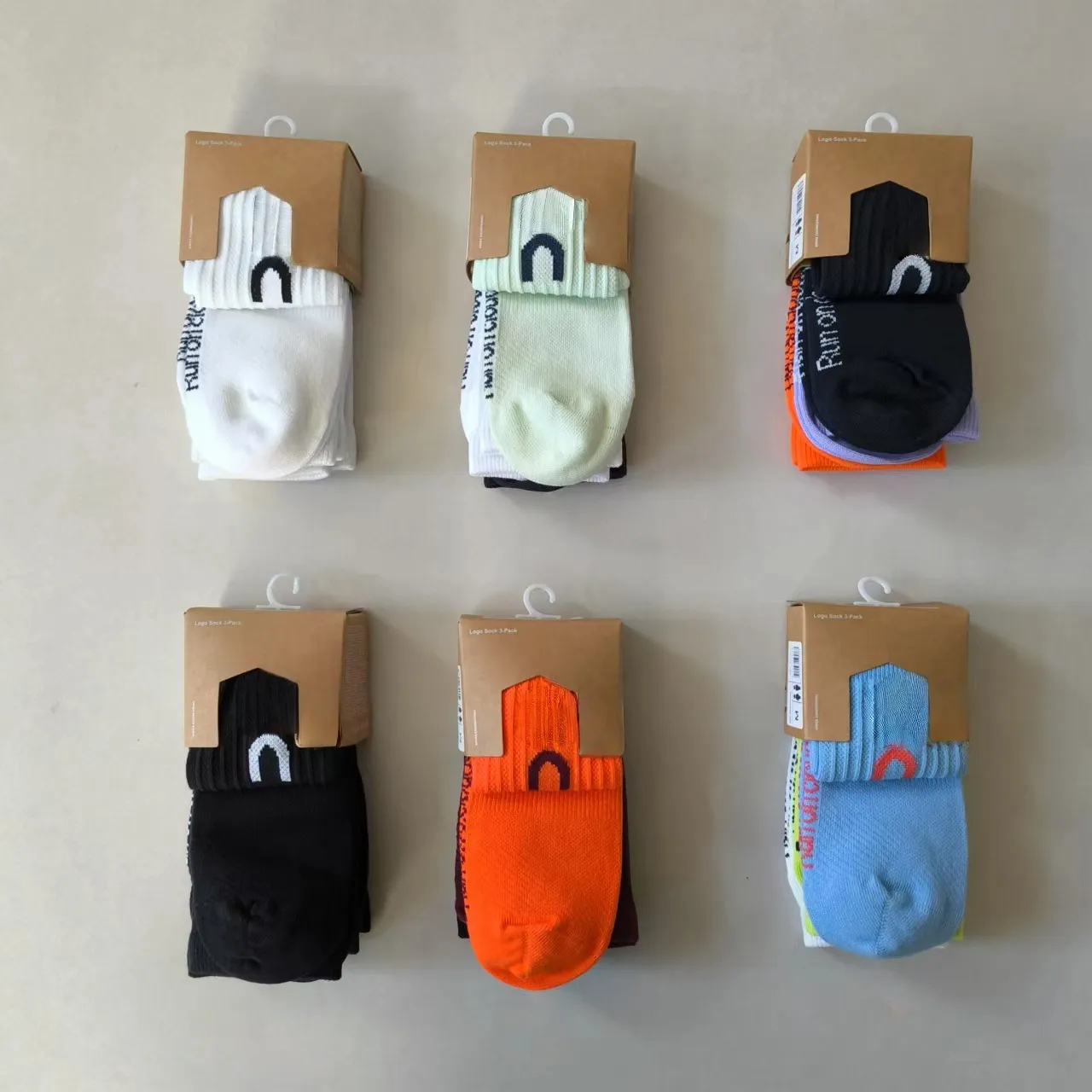 Men's Solid Color Designer Socks: Breathable, Sweat Absorbing Fashion ...