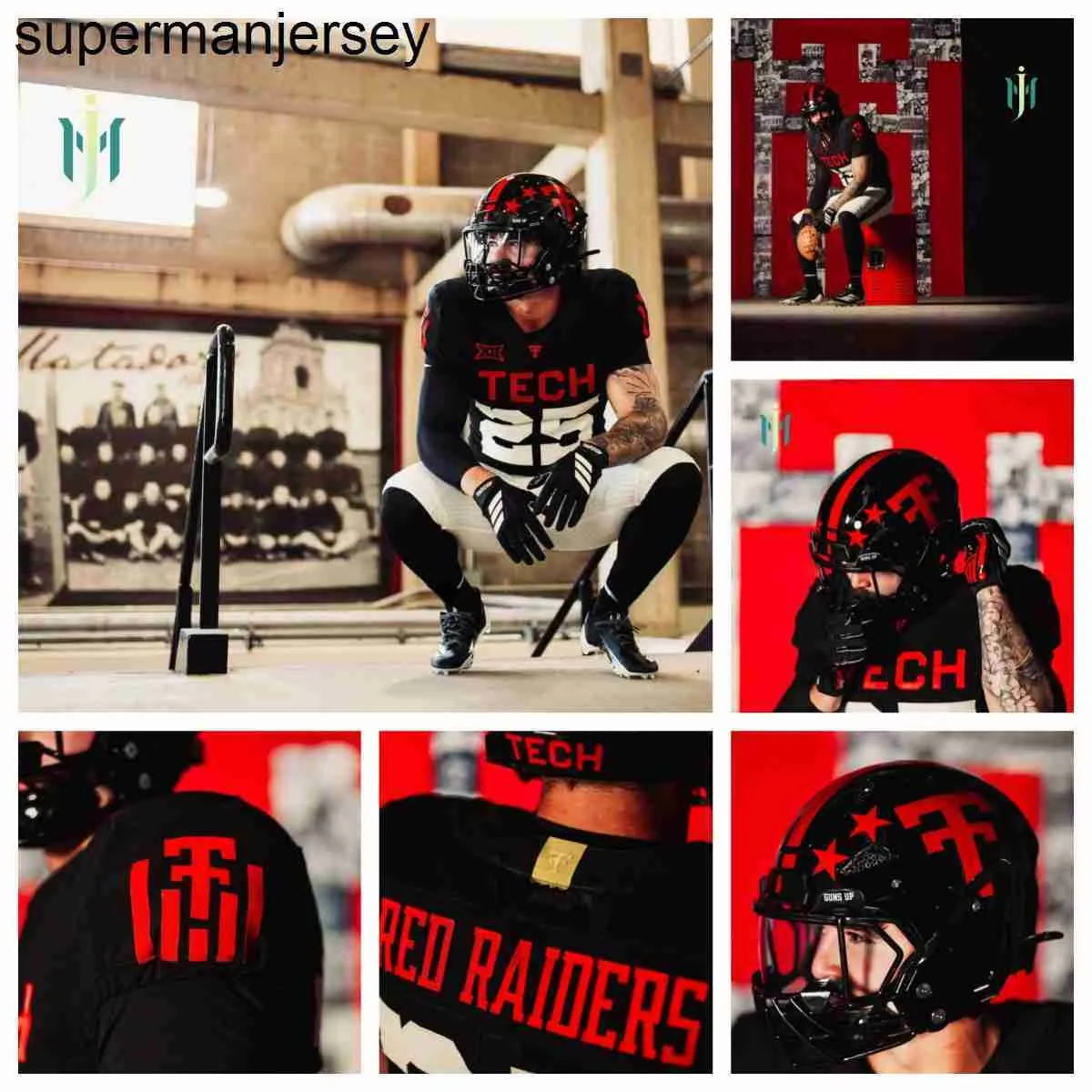 Custom Patrick Mahomes II TTU 2025 Football Sweater Stitched For Men ...