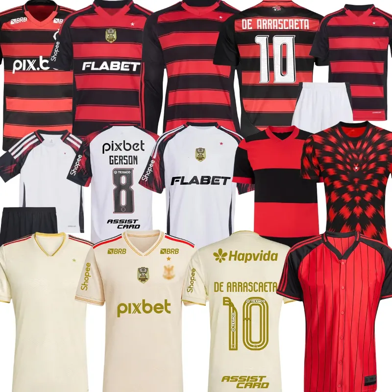 Flamengo Soccer Jerseys 2025 2026 Home, Away & 3rd Kit S.LINO, Pedro ...