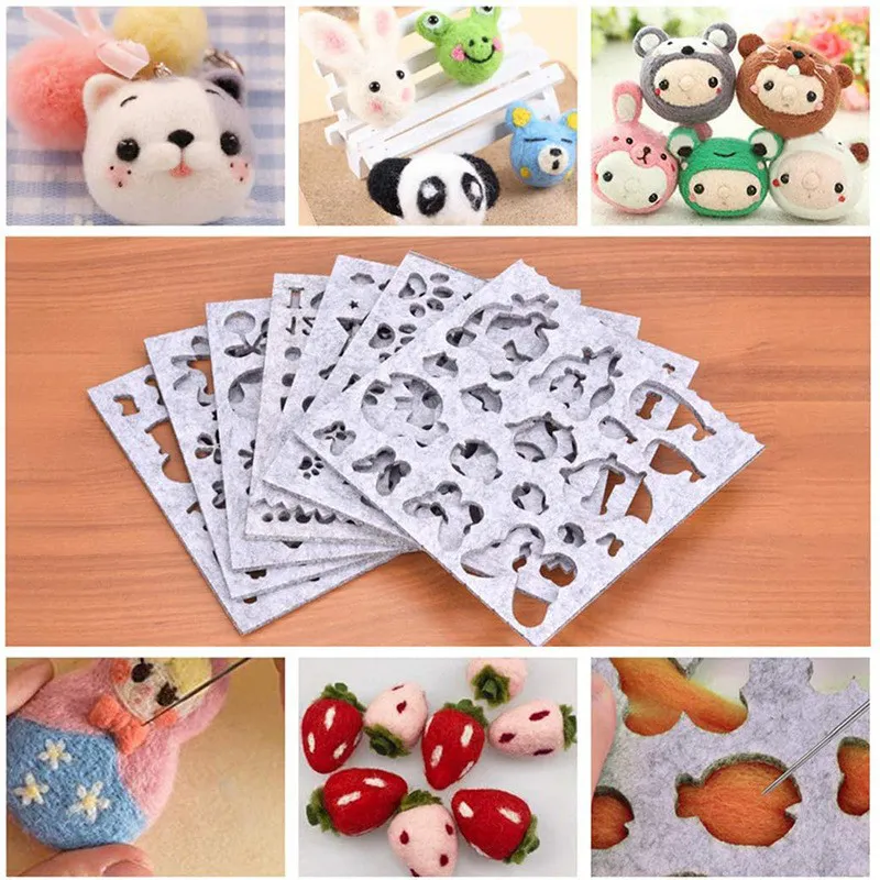 Handmade Wool Felt Poke Color Pattern Model For DIY... From ...