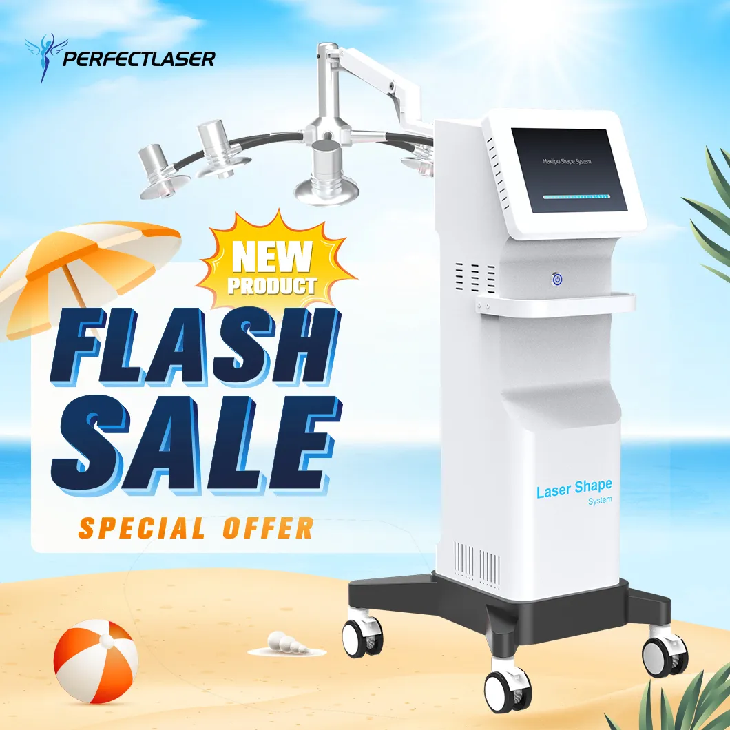 Laser Fat Removal Machine: Vertical 6D Body Slimming Device With Cold ...