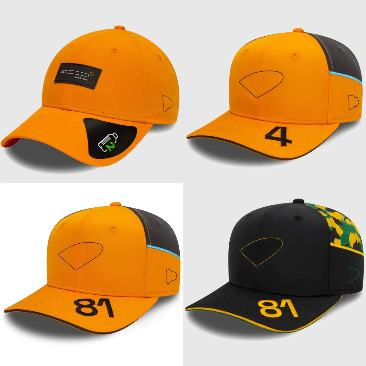 F1 Hats: Team Casual Baseball Cap With No. 11 Embroidery, Formula One ...