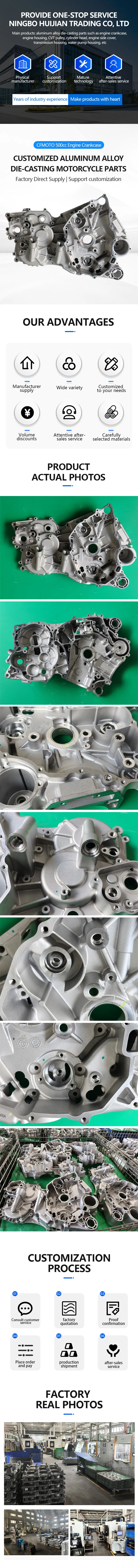 Custom CFMOTO 500CC Engine Crankcase - Motorcycle Engine Cases and ...