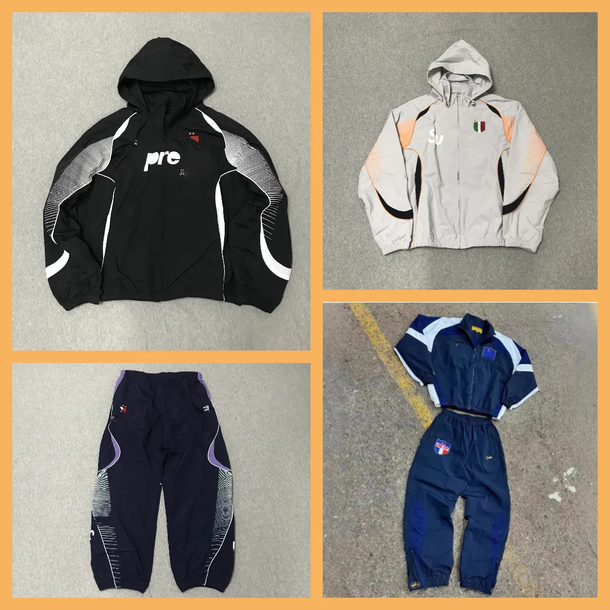 Men's Tracksuit Set Y2K Hip Hop Zipper Hoodie With... From ...