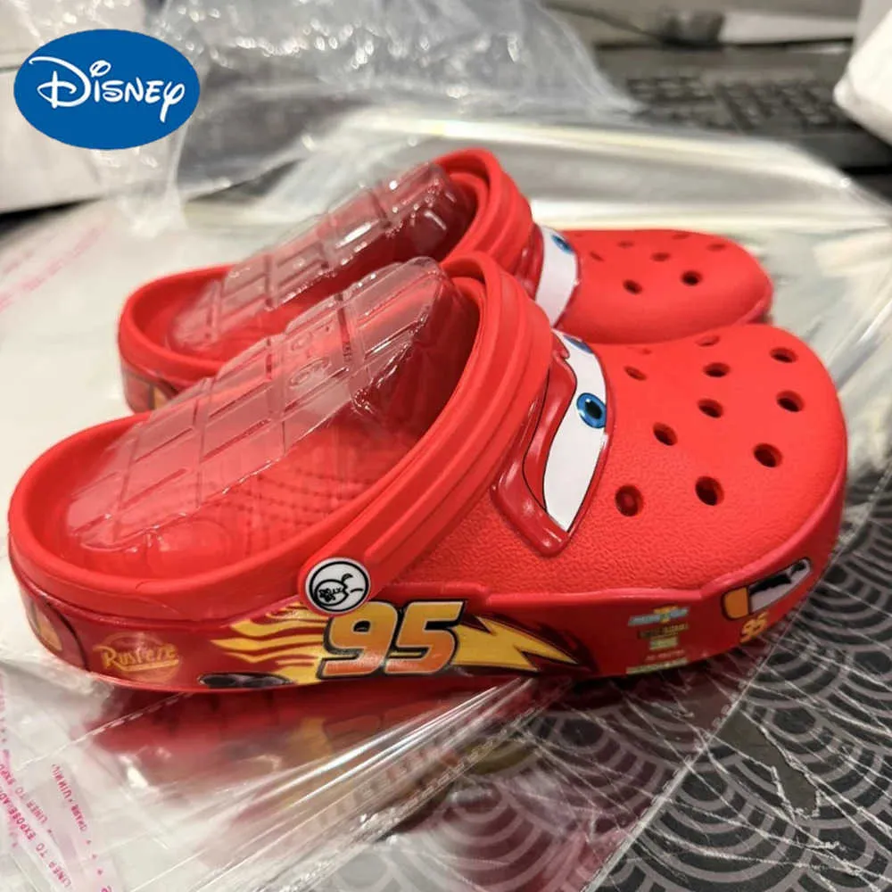 Disney Lightning McQueen Cartoon Waterproof Dr Ortho Slippers Solid ...