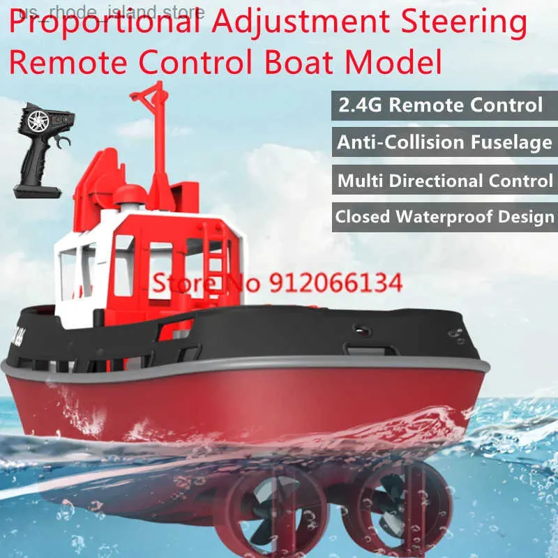 Waterproof Wireless Remote Control Fire Boat With Multi Directional ...