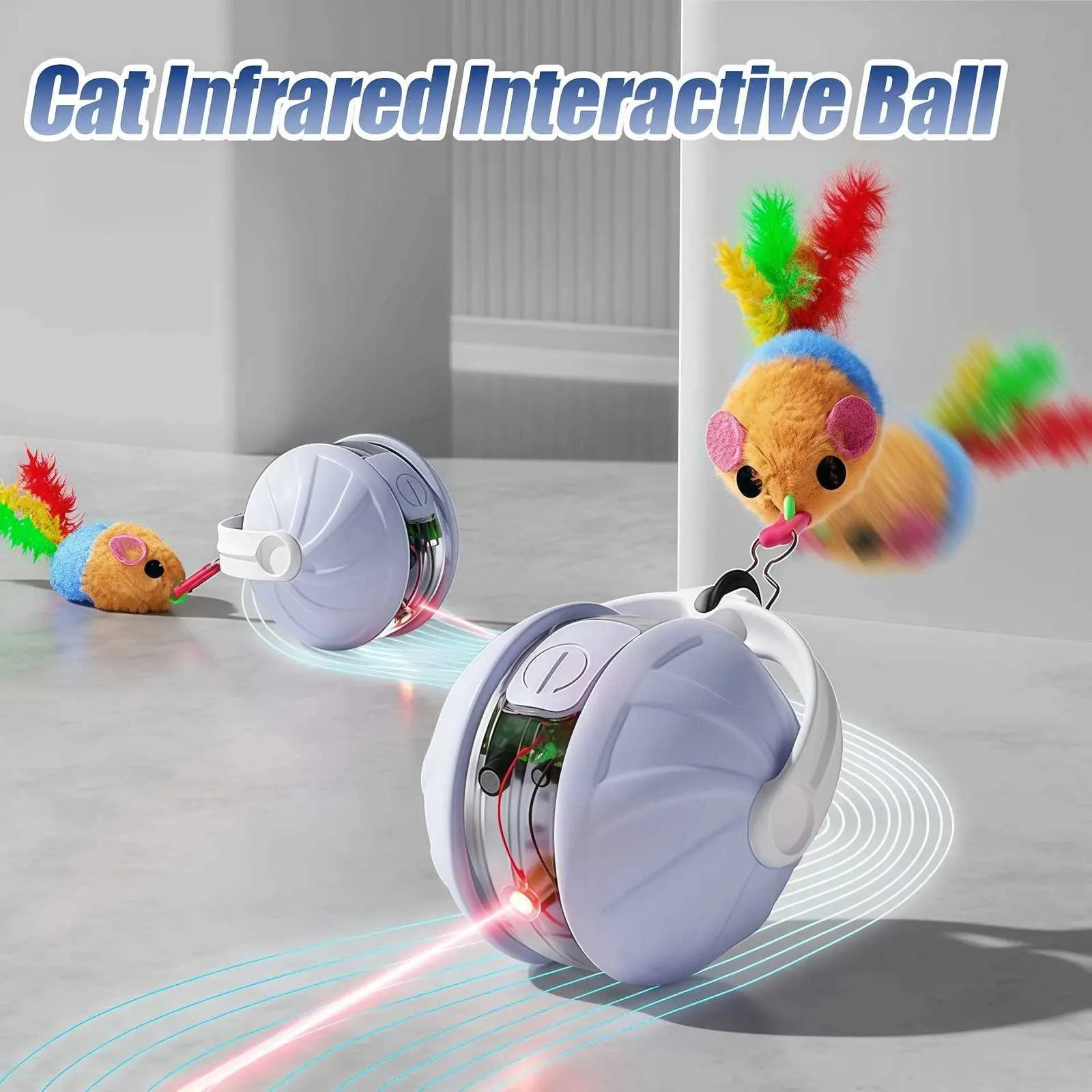 Cat Interactive Ball Toys Infrared Automatic... From Swagger_fashion ...