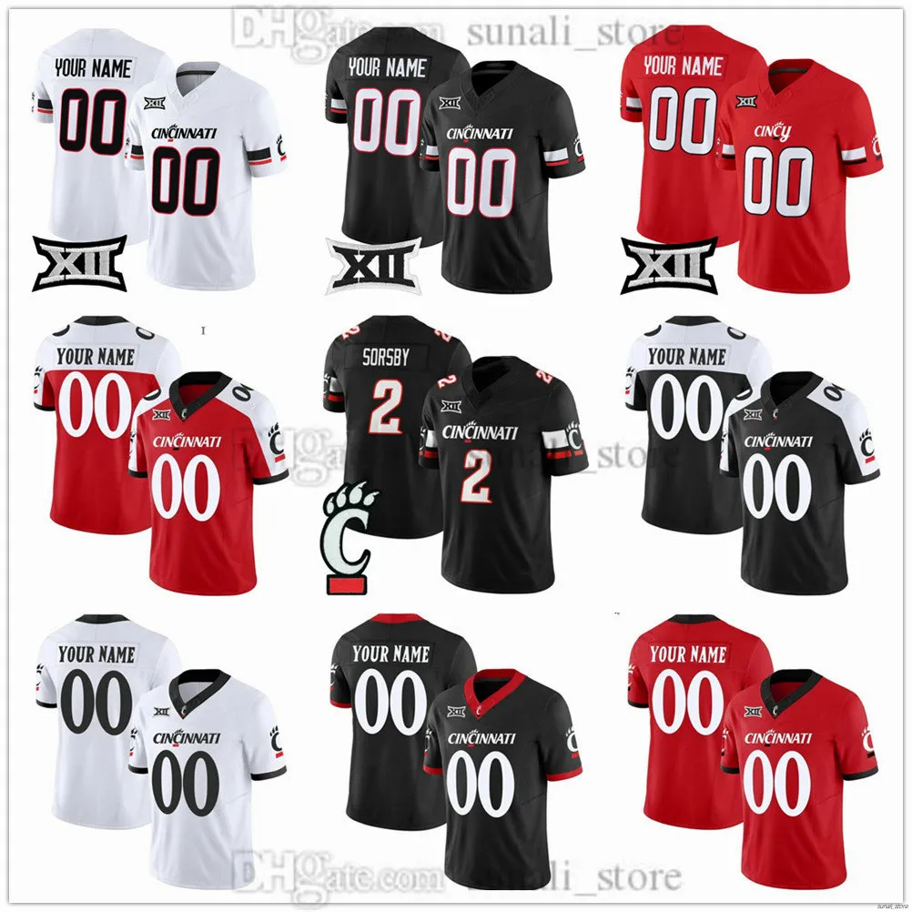 Stitched Men's College Bearcats American Football Shirts Featuring ...