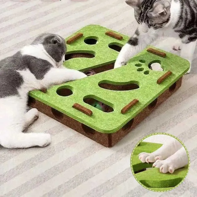 XJ250823 Cat Puzzle Maze Toys Interactive Felt Box... From Swagger ...
